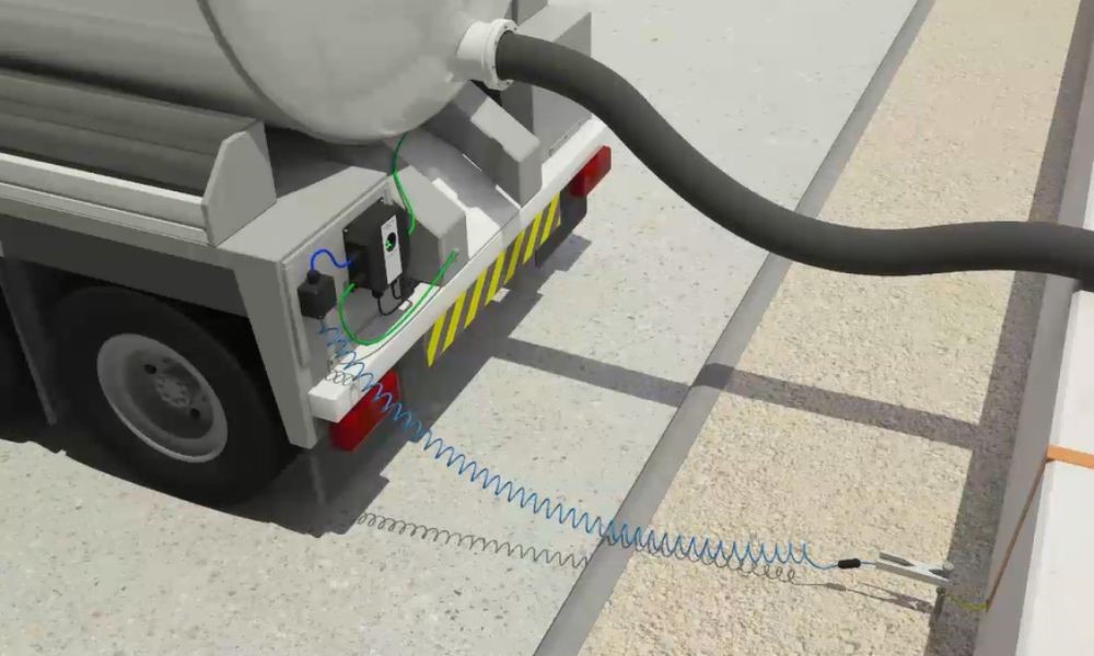 Earth-Rite® MGV Static Grounding System for Vacuum & Tanker Trucks